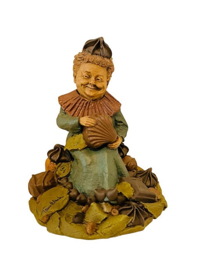 Tom Clark Gnome Figurine Vtg Sculpture Elf SIGNED Cairn Candy Gemini ...