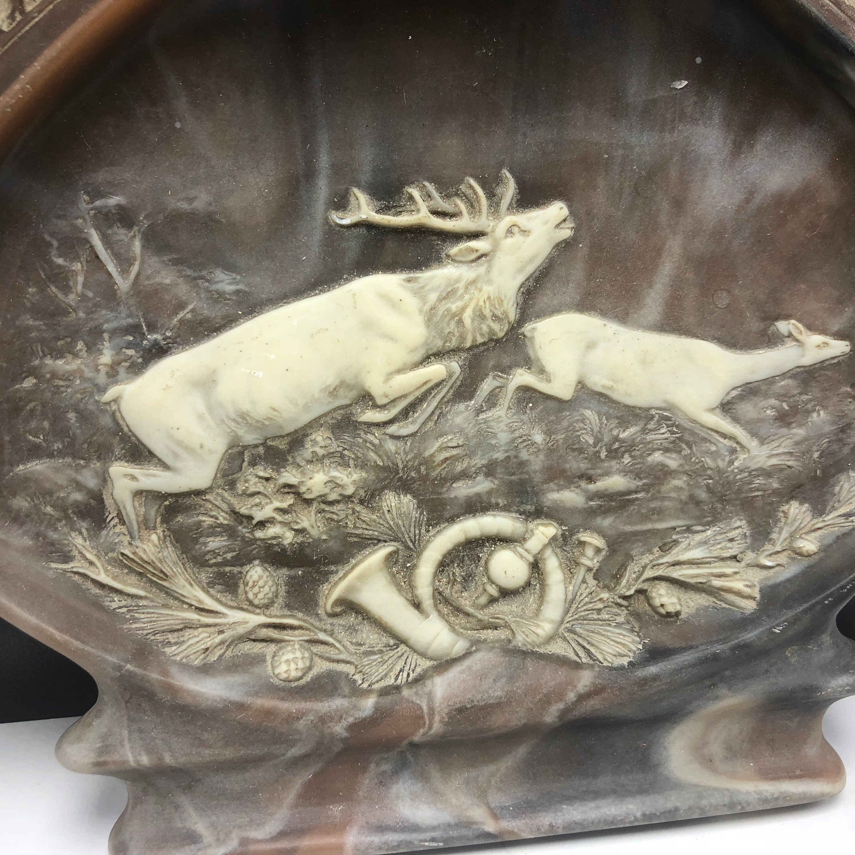 VINTAGE INCOLAY MARBLE Stone Jewelry Trinket Mens Storage Box | Etsy