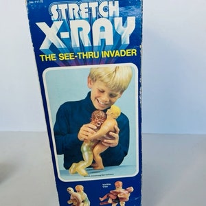 Stretch Armstrong X-ray Alien Invader Kenner RARE Box 1979 Vtg Figure ...