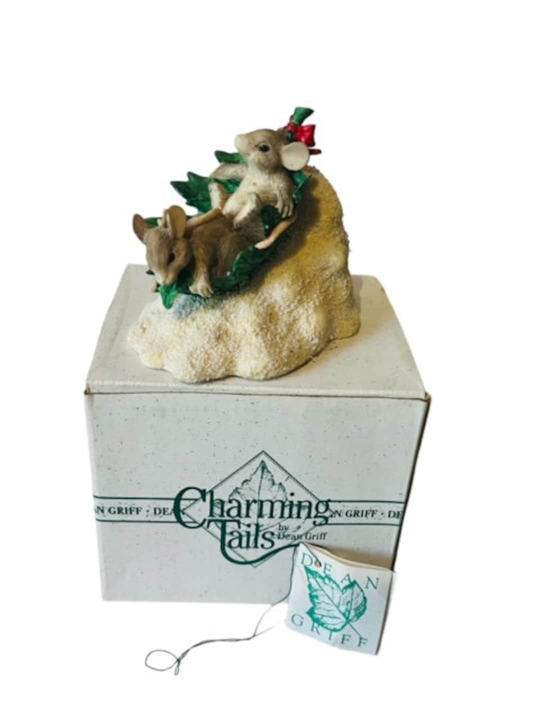 Charming Tails Figurine Fitz Floyd Mouse Mice Anthropomorphic Flying ...