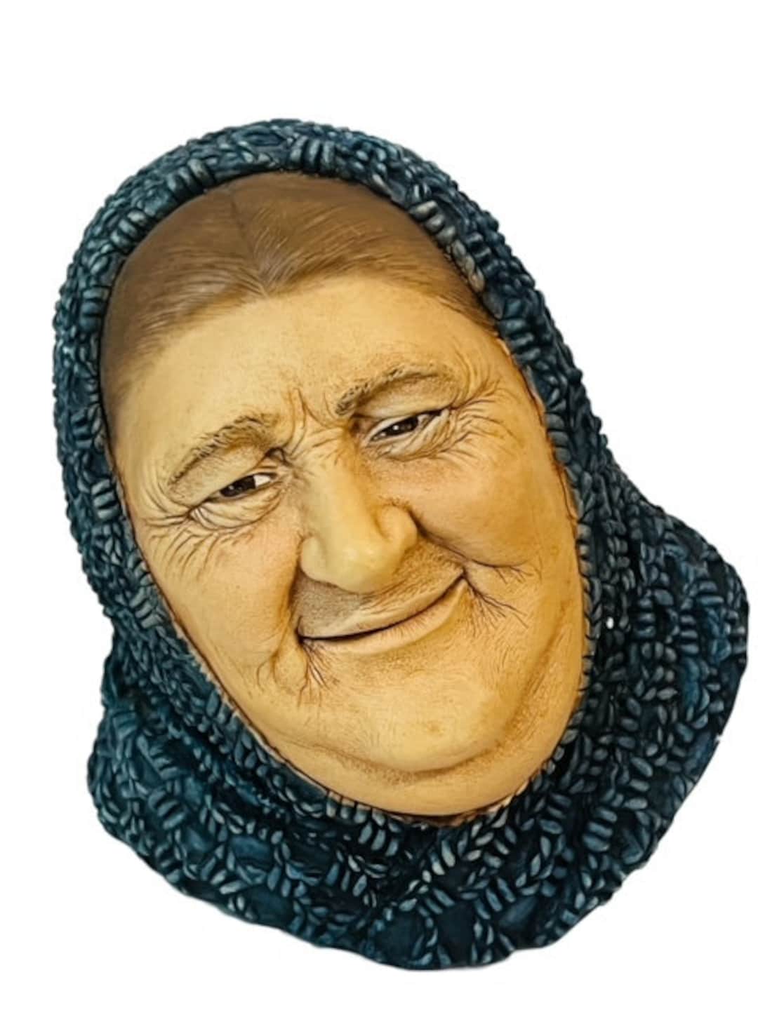 Bosson Chalkware Legend Face Figurine England Wall Bust Box 1994 ...