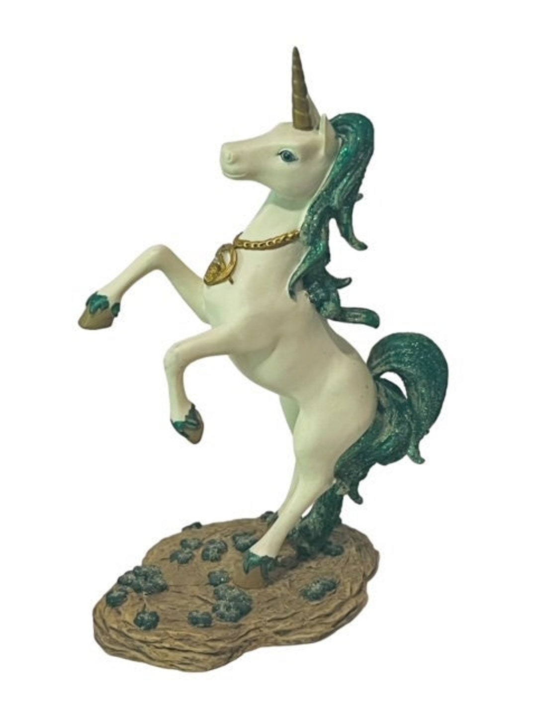 Unicorn Figurine Pegasus Hamilton Collection Emerald Isle Irish ...
