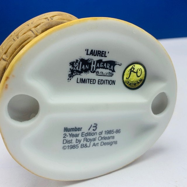 JAN HAGARA FIGURINE Vintage 1985 Porcelain Statue Victorian Sculpture ...