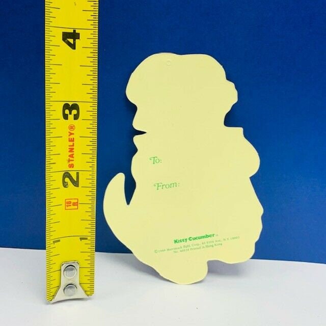 Kitty Cucumber Greeting Card Vtg 1984 Paper Ephemera Merrimack - Etsy