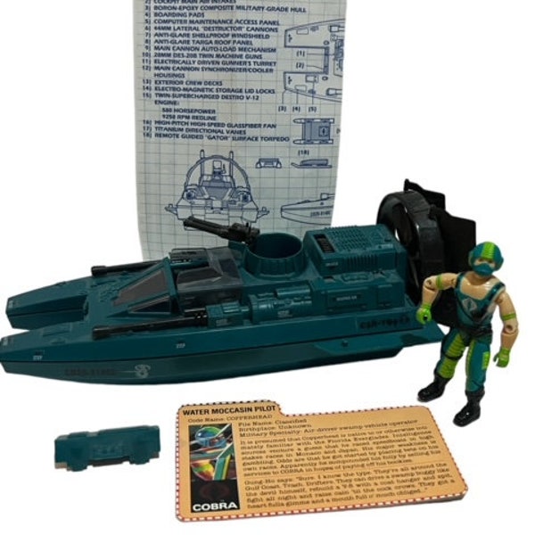 Gi Joe Water Moccasins - Etsy