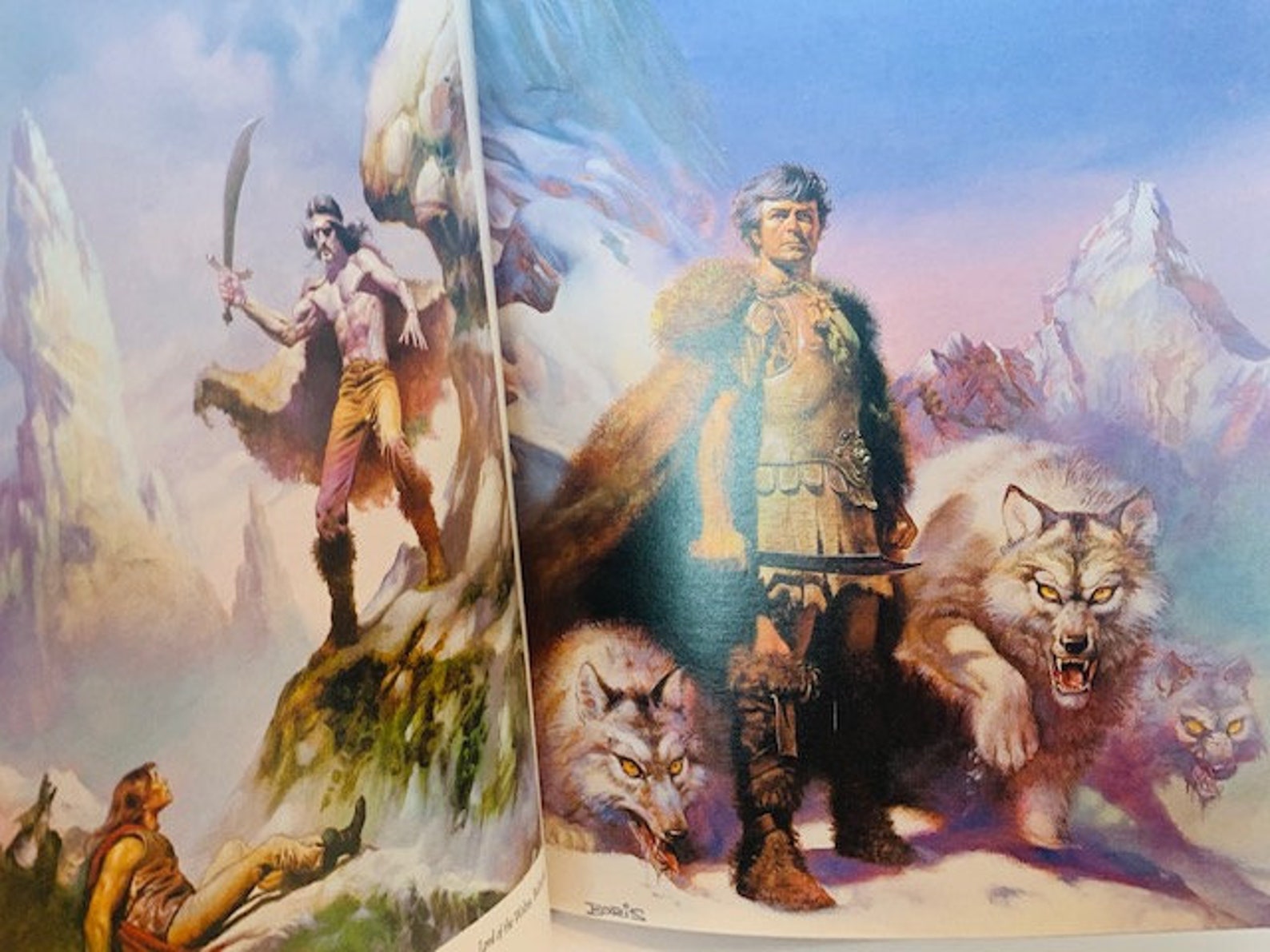 BORIS VALLEJO BOOK Fantasy Art Techniques Isaac Asimov Barbarian ...