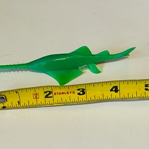 Deep Sea Creature 1968 MPC Plastic Cereal Toy Figure Marx Vtg Sawfish ...