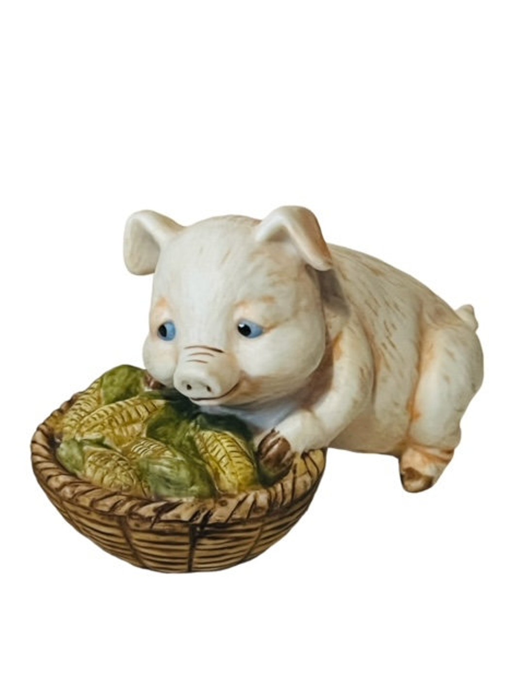 Enesco Pig Figurine Anthropomorphic Farm Hog Piglet Sculpture Gift Farm ...