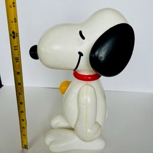 Hasbro Snoopy Game Toy Figure 1966 LARGE 14" Throwing Ball Peanuts ...