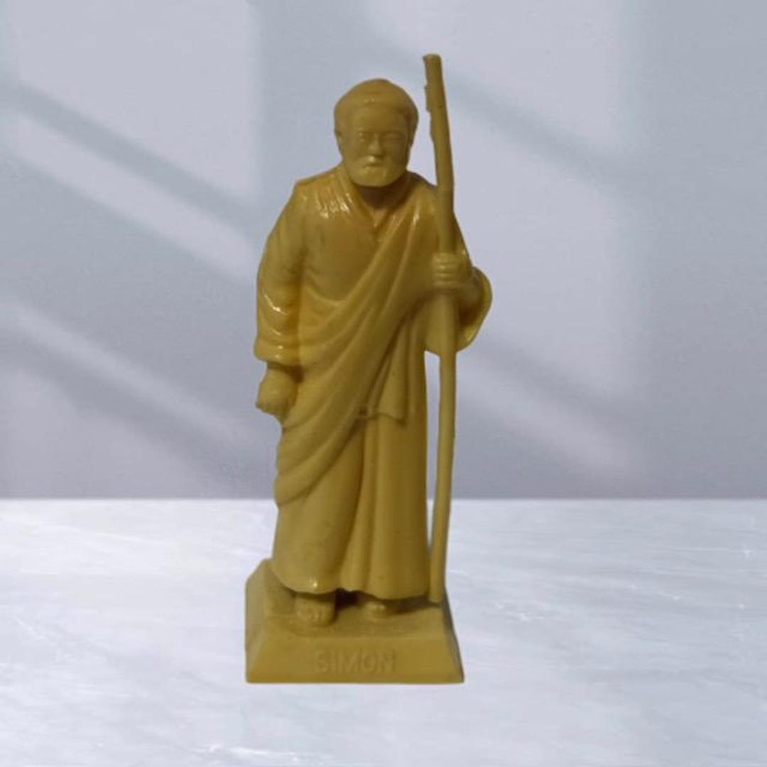 Vintage Louis Marx the Apostles Religious Statuettes Figure 1960s Simon ...