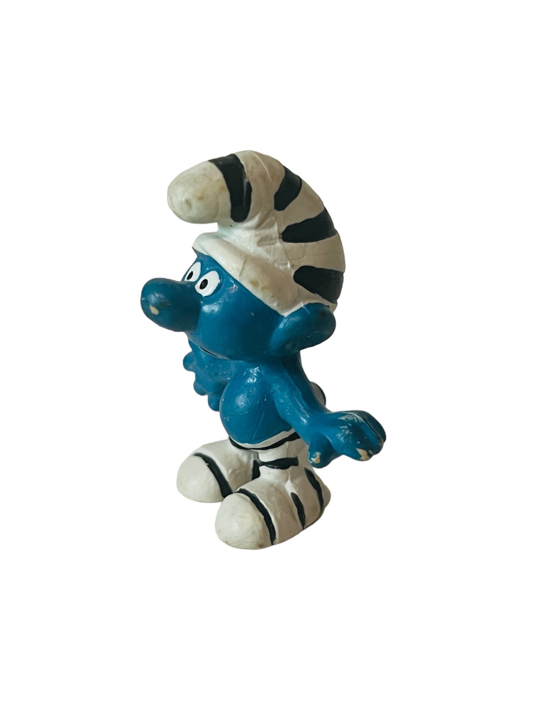 Smurfs Schleich Vtg Toy Figure Peyo Germany Bully 1965 Jail Stripes ...