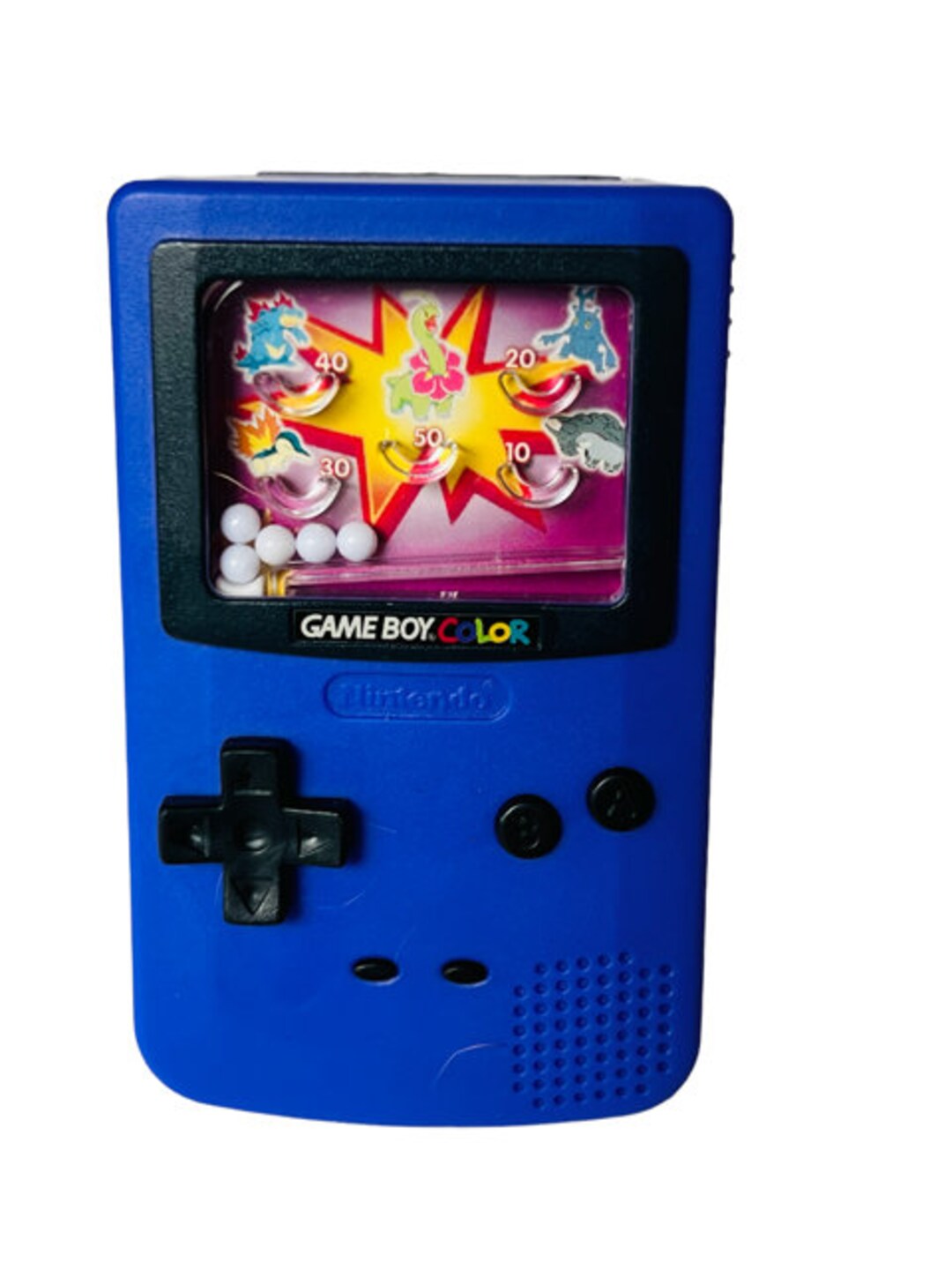 Pinball Pokemon Game Boy Color Vtg Nintendo 2000 Toy Figure Burger King ...