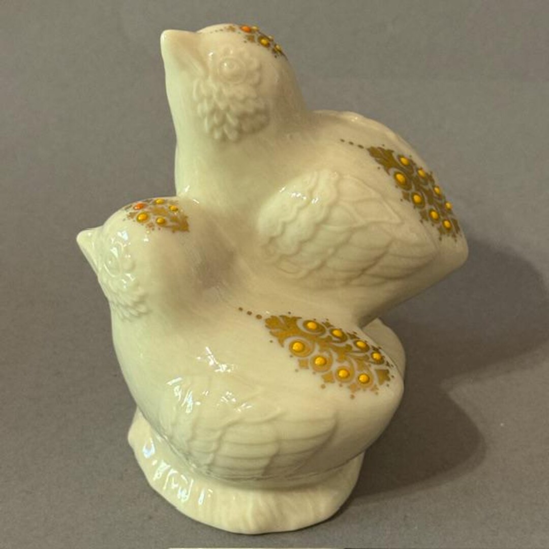 Vintage Lenox Jewels Easter Chicken Figurine Egg Farm Decor Gift ...