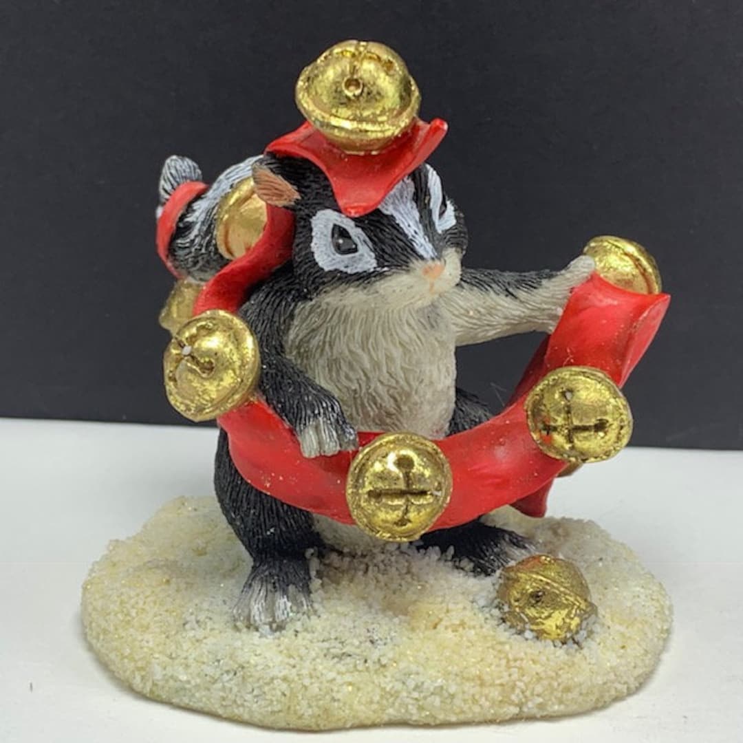 CHARMING TAILS FIGURINE Tales Mouse Mice Miniature Sculpture Statue ...