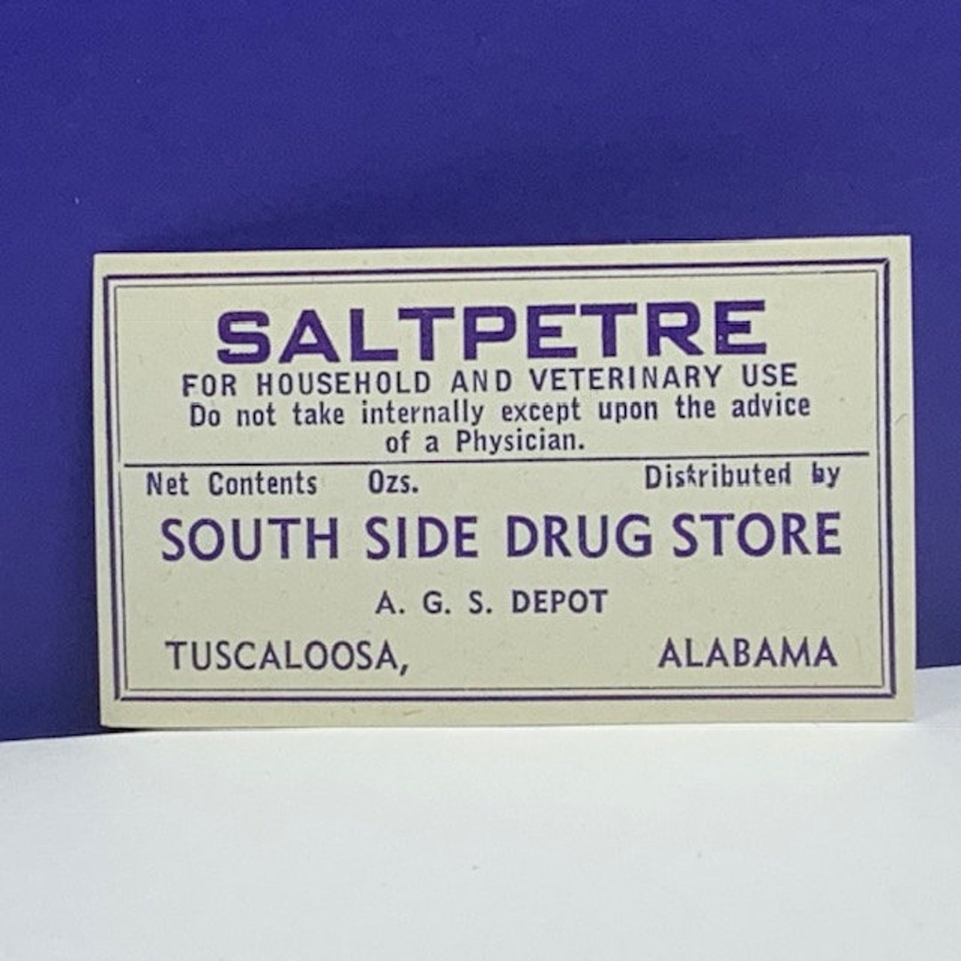 VINTAGE DRUG STORE Label Vintage 1930 Ephemera Paper Pharmacy ...