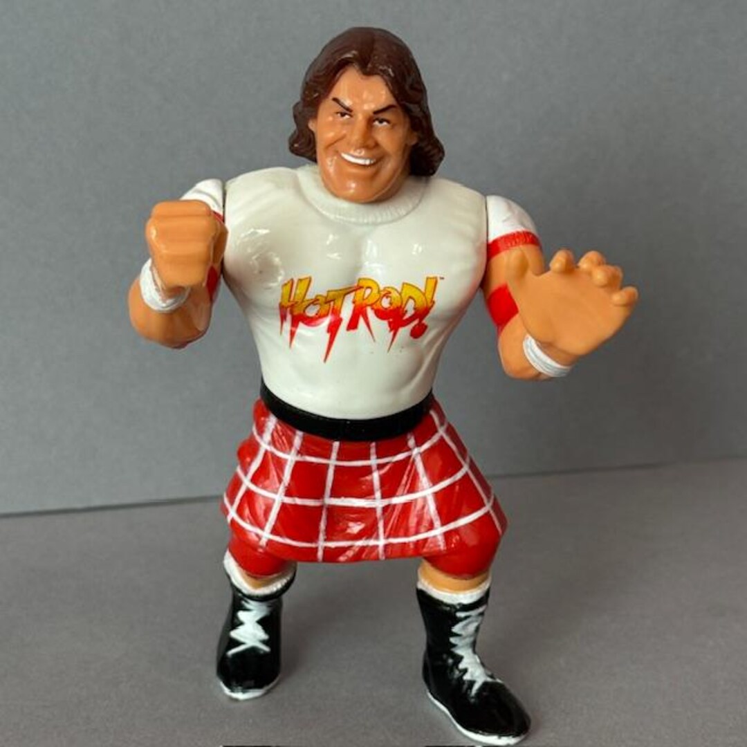 Vintage Rowdy Roddy Piper Figure WWF Hasbro WWE Toy Wrestling 1991 Hot ...