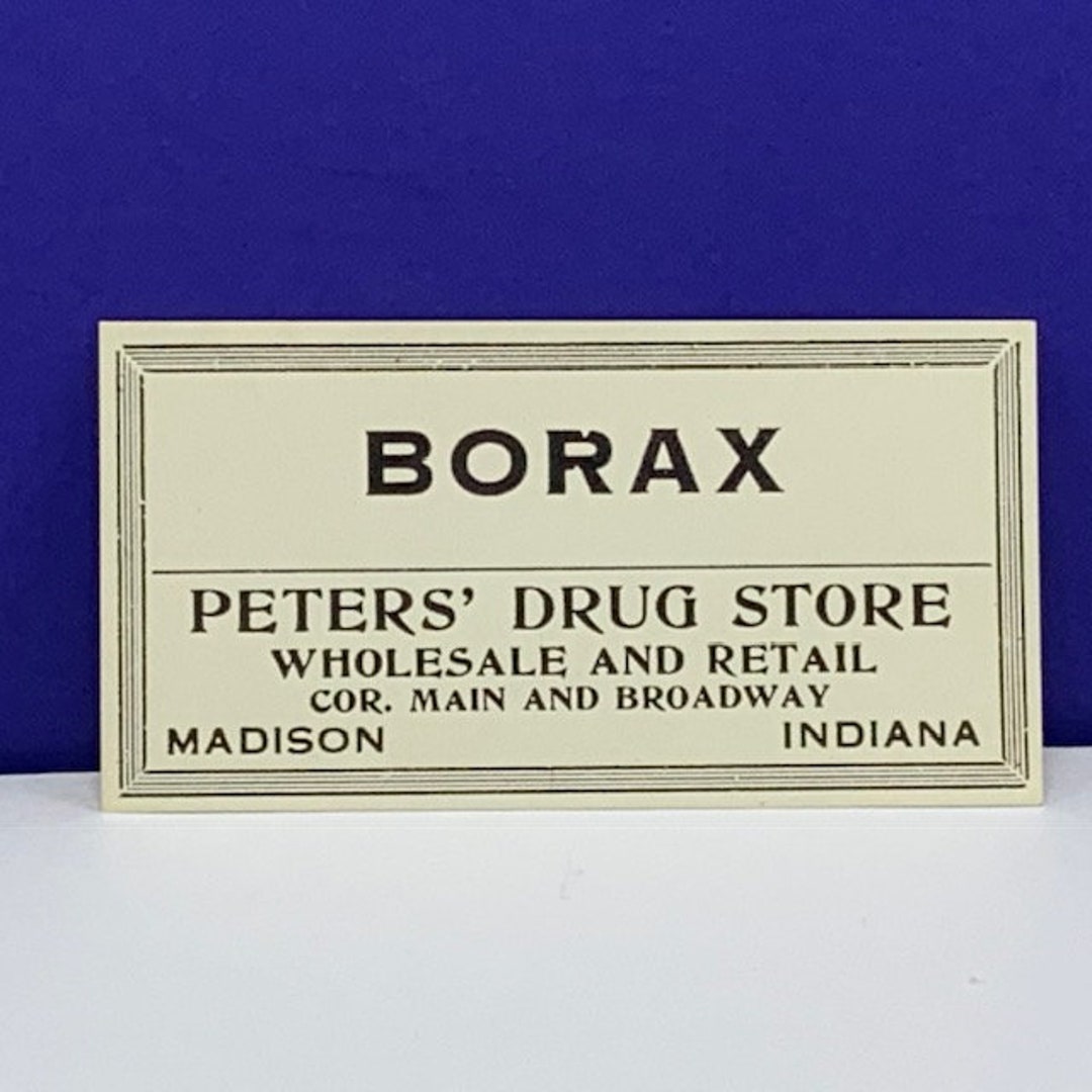 VINTAGE DRUG STORE Label Vintage 1930s Ephemera Paper Pharmacy ...