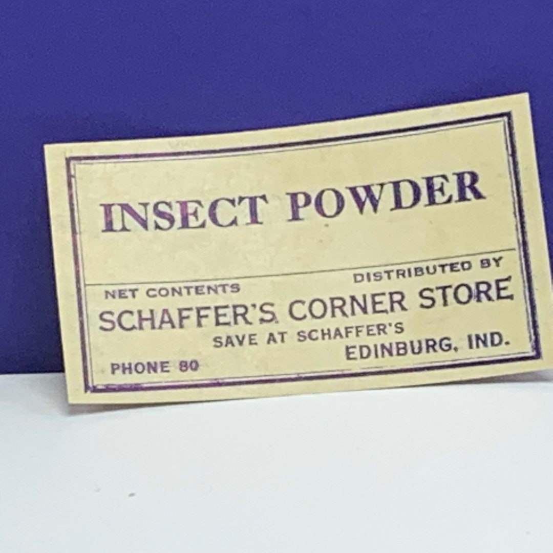 VINTAGE DRUG STORE Label Vintage 1930s Ephemera Paper Pharmacy ...