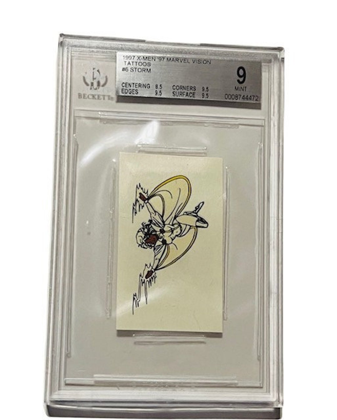 Marvel Vision Tattoos Trading Card Comic Avengers X-men Spider-man ...