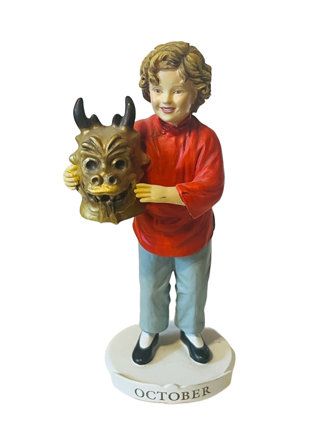 Shirley Temple Danbury Mint Calendar Figurine Gift October Stowaway ...
