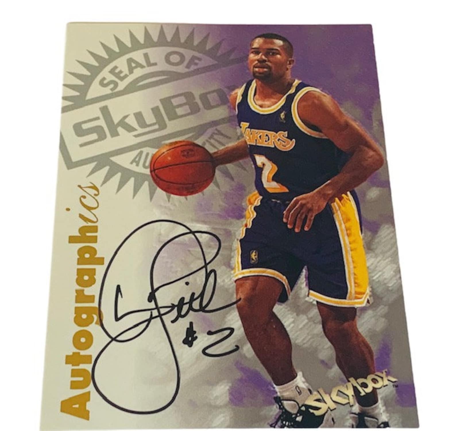 Derek Fisher Autograph 1997 Auto Signature Sp ON CARD Autographics ...