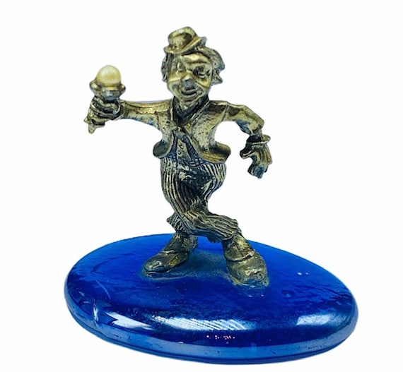 PEWTER MINIATURE FIGURINE Vintage Sculpture Home Decor Gift - Etsy