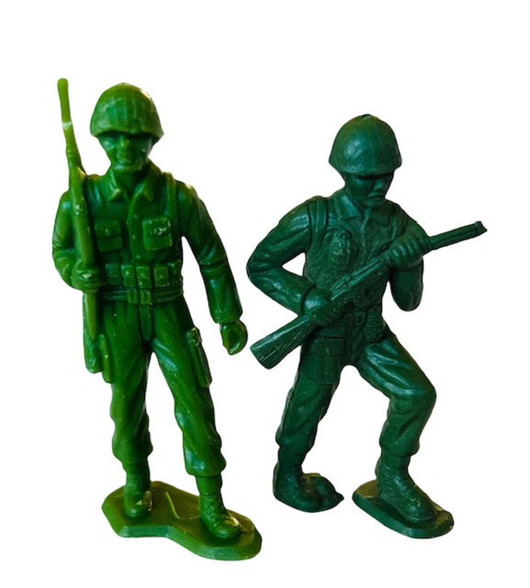 MPC Green Army Men Toy Soldiers Plastic Military Mixed LOT Figures Vtg ...