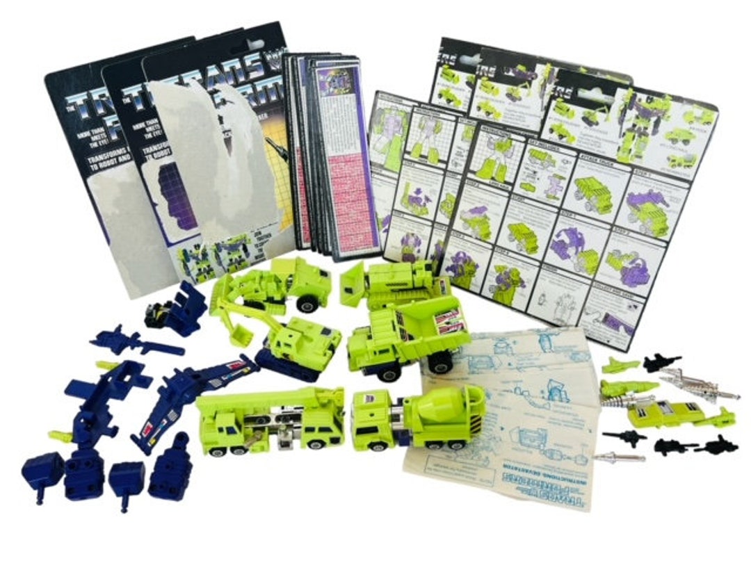 Devastator COMPLETE Transformers Takara Japan Vtg Toy Hasbro Figure G1 ...