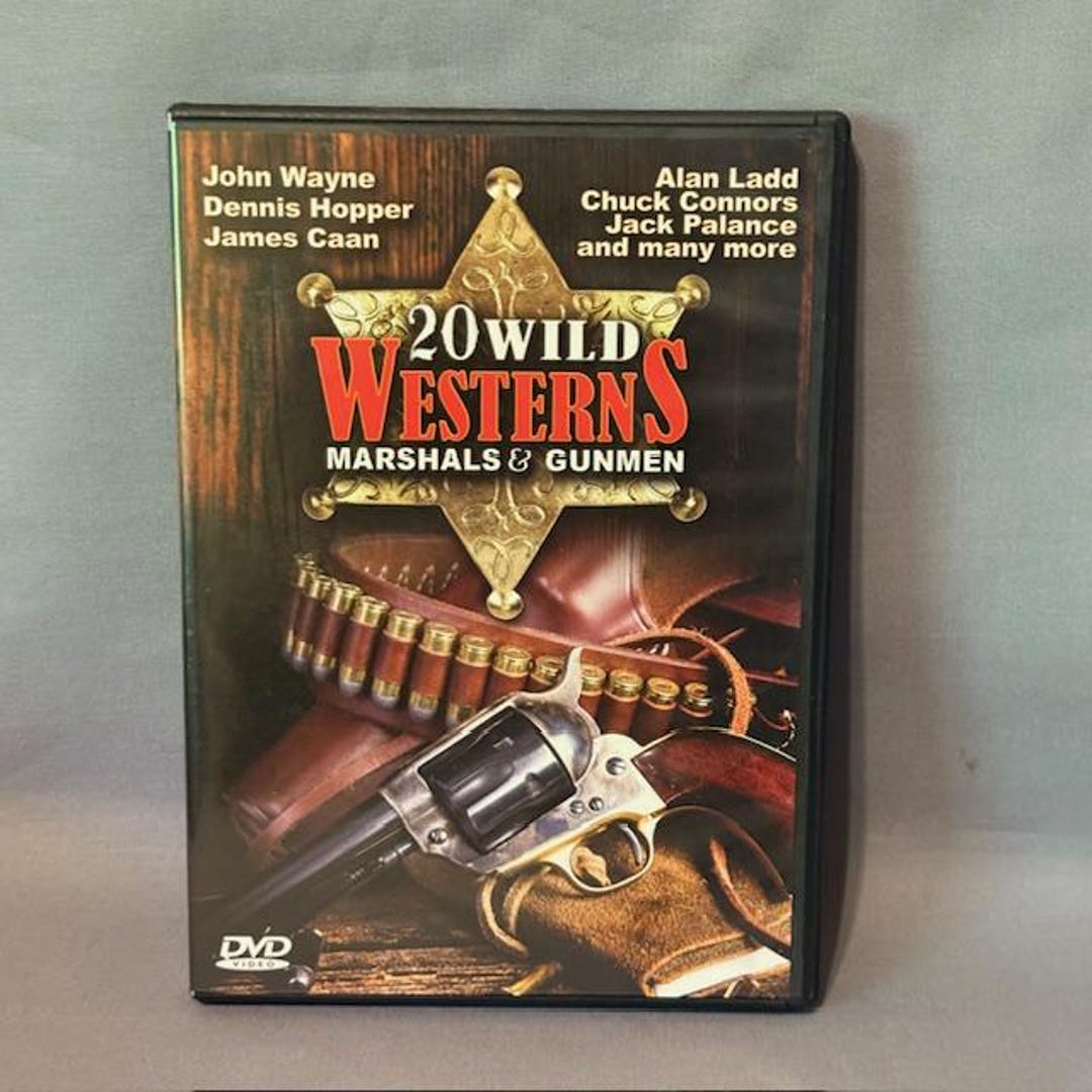 DVD 20 Wild Westerns 1968 Marshals Gunmen John Wayne Movies Set Cowboys ...