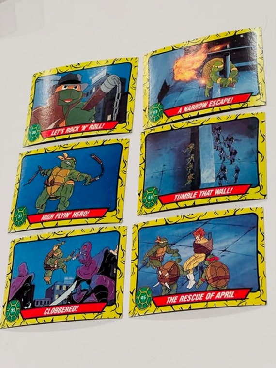 Teenage Mutant Ninja Turtles Trading Cards Lot Sticker Mirage - Etsy