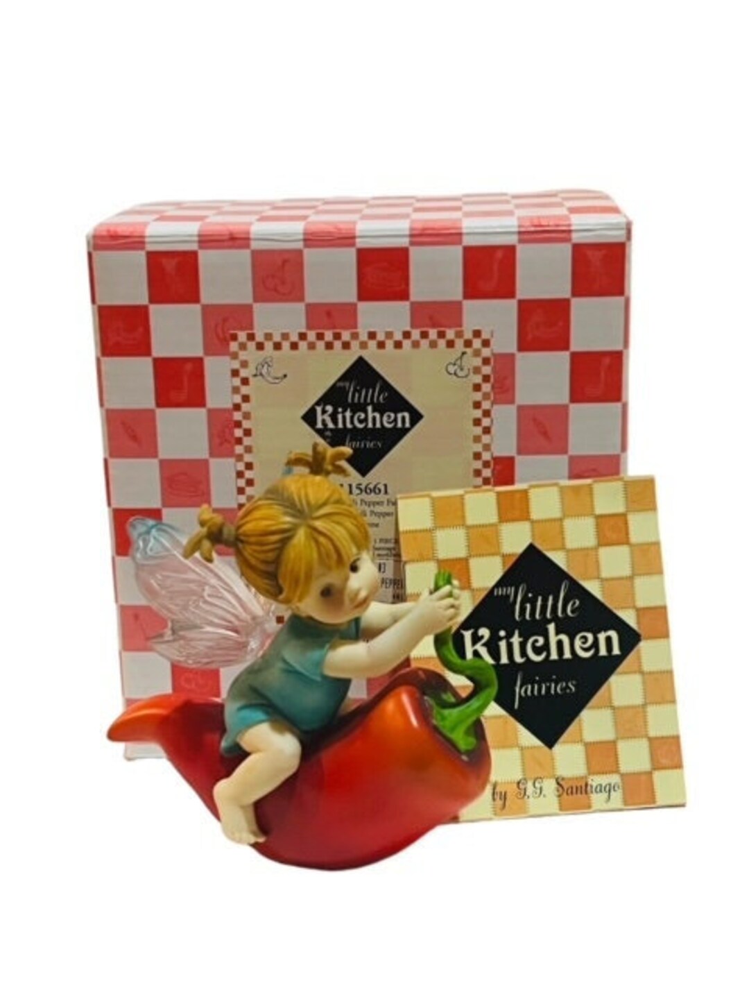 My Little Kitchen Fairies Figurine Enesco Fairy Pixie Elf Hot Chile ...