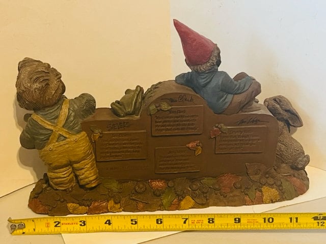 Tom Clark Figurine Sculpture SIGNED Cairn Triple Autograph - Etsy