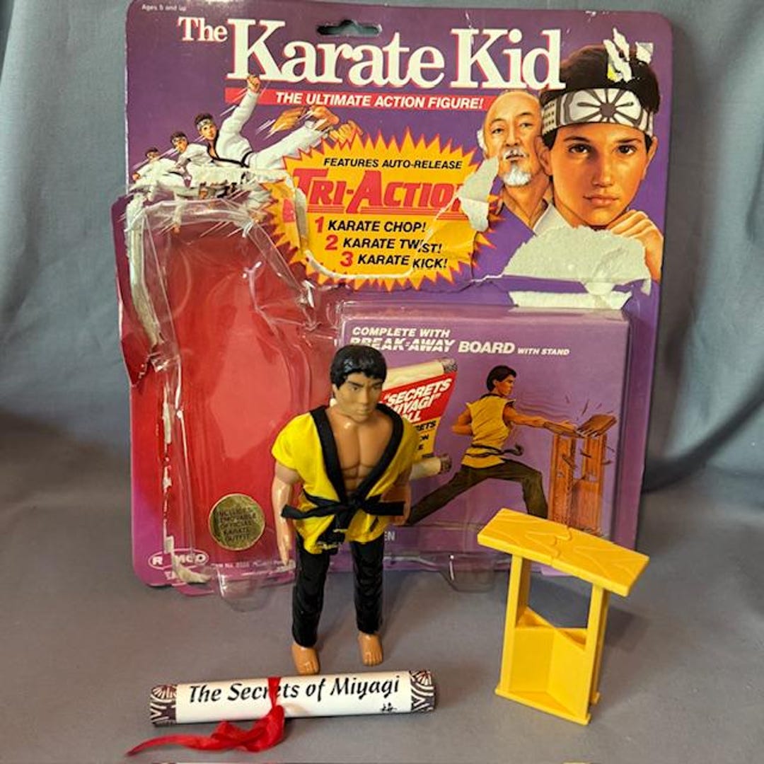 Vintage Chozen Karate Kid Action Figure 1986 Remco Cobra Kai ...