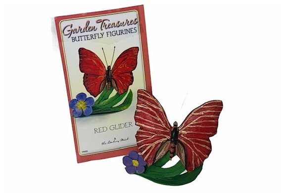Danbury Mint Butterfly Figurine Butterflies moth insect Garden ...