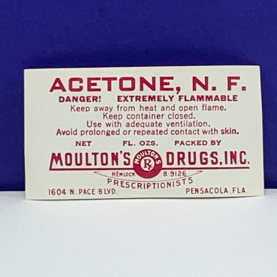 VINTAGE DRUG STORE Label Vintage 1930s Ephemera Paper Pharmacy ...