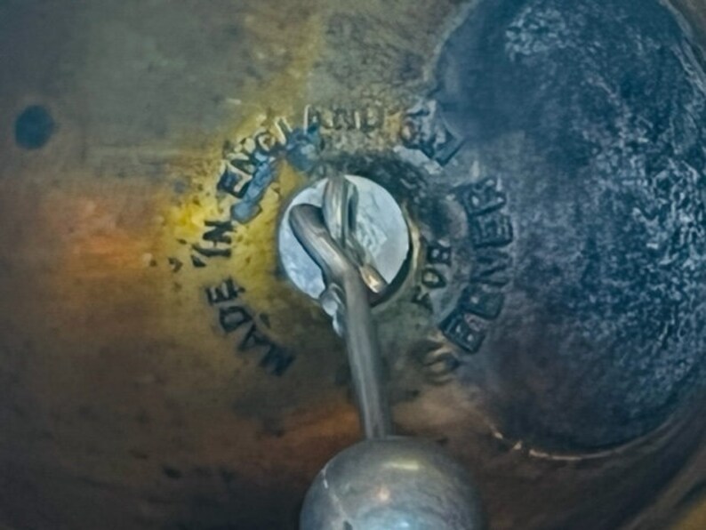 British Bobby Police Cop Brass Bell Ebner Seener England Metropolitan ...