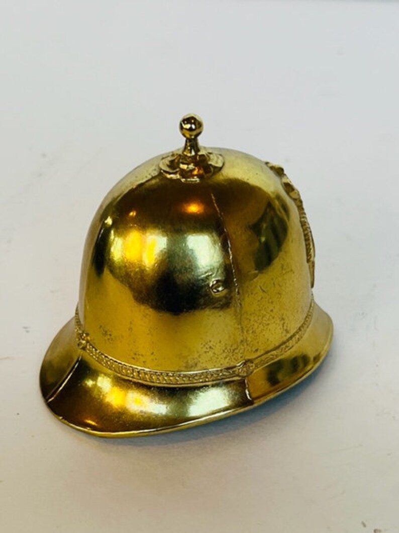 British Bobby Police Cop Brass Bell Ebner Seener England Metropolitan ...