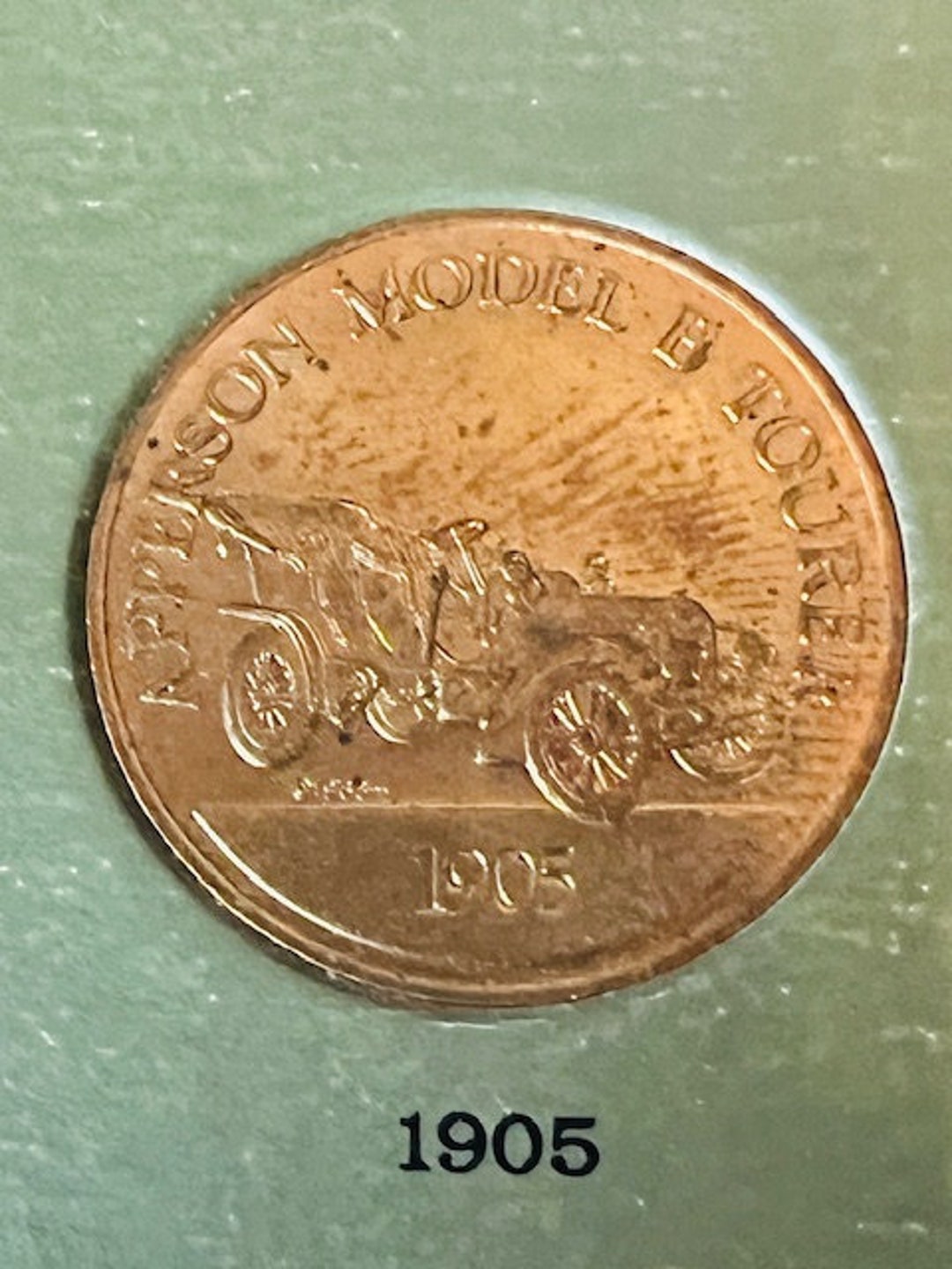 Franklin Mint Antique Car Coin Collection 1969 Series 1 Apperson Model ...