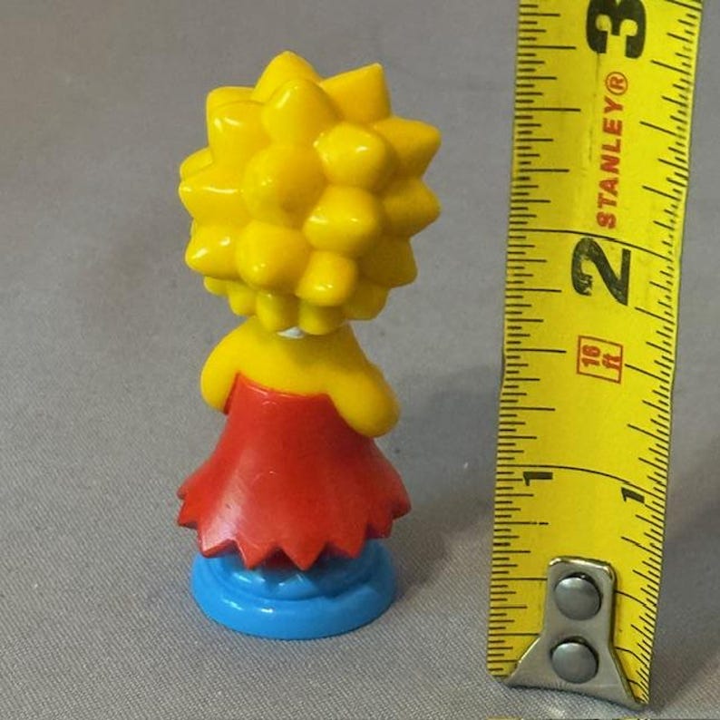 Vintage the Simpsons Figure 3D Chess Set Piece Board Game Part 1992 ...