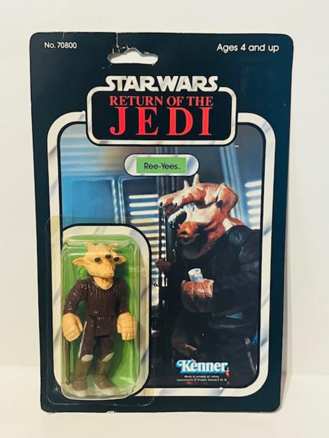 Ree Yees Action Figure Star Wars 1983 Kenner MOC Return Jedi SEALED Ree ...