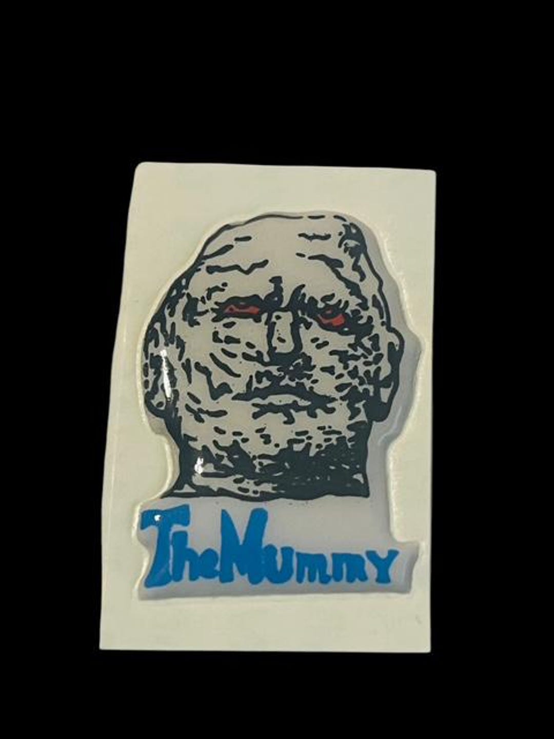 The Mummy Karloff Monster Puffy Sticker Decal Vtg Halloween Horror ...