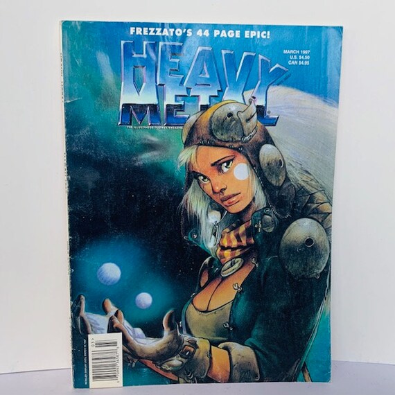 Heavy Metal Magazine Vintage Comic Book Graphic Novel Vtg Sexy Etsy