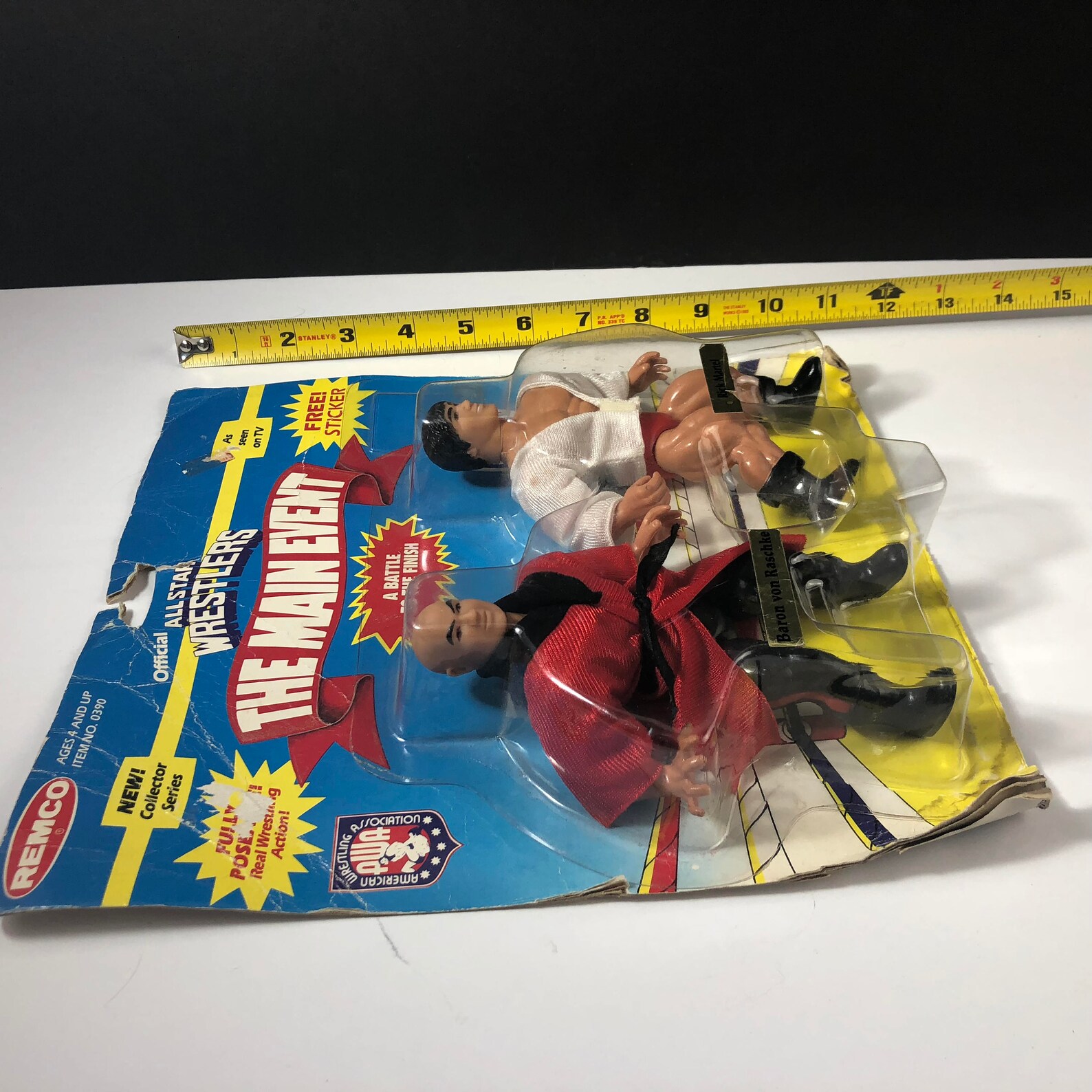1985 REMCO AWA WRESTLERS Main Event Action Figures Vintage Moc | Etsy
