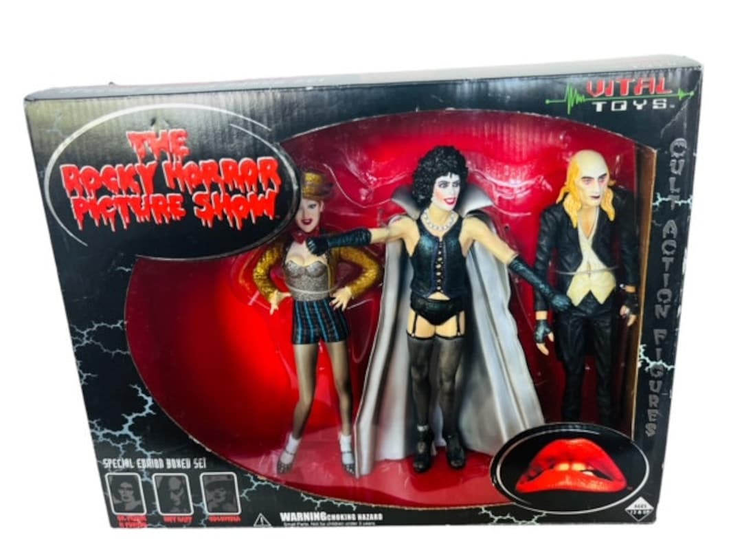Rocky Horror Picture Show Action Figures Vital Toys SEALED Furter Raff ...
