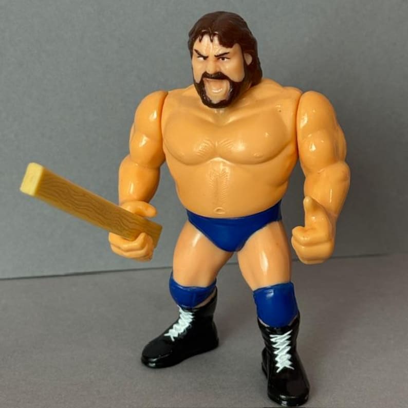 Vintage Hacksaw Jim Duggan Figure WWF 1990 Hasbro WWE Toy Wrestling ...