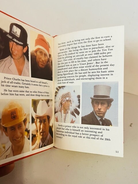 Queen Elizabeth Princess Diana Royal HRH Prince Charles Book - Etsy