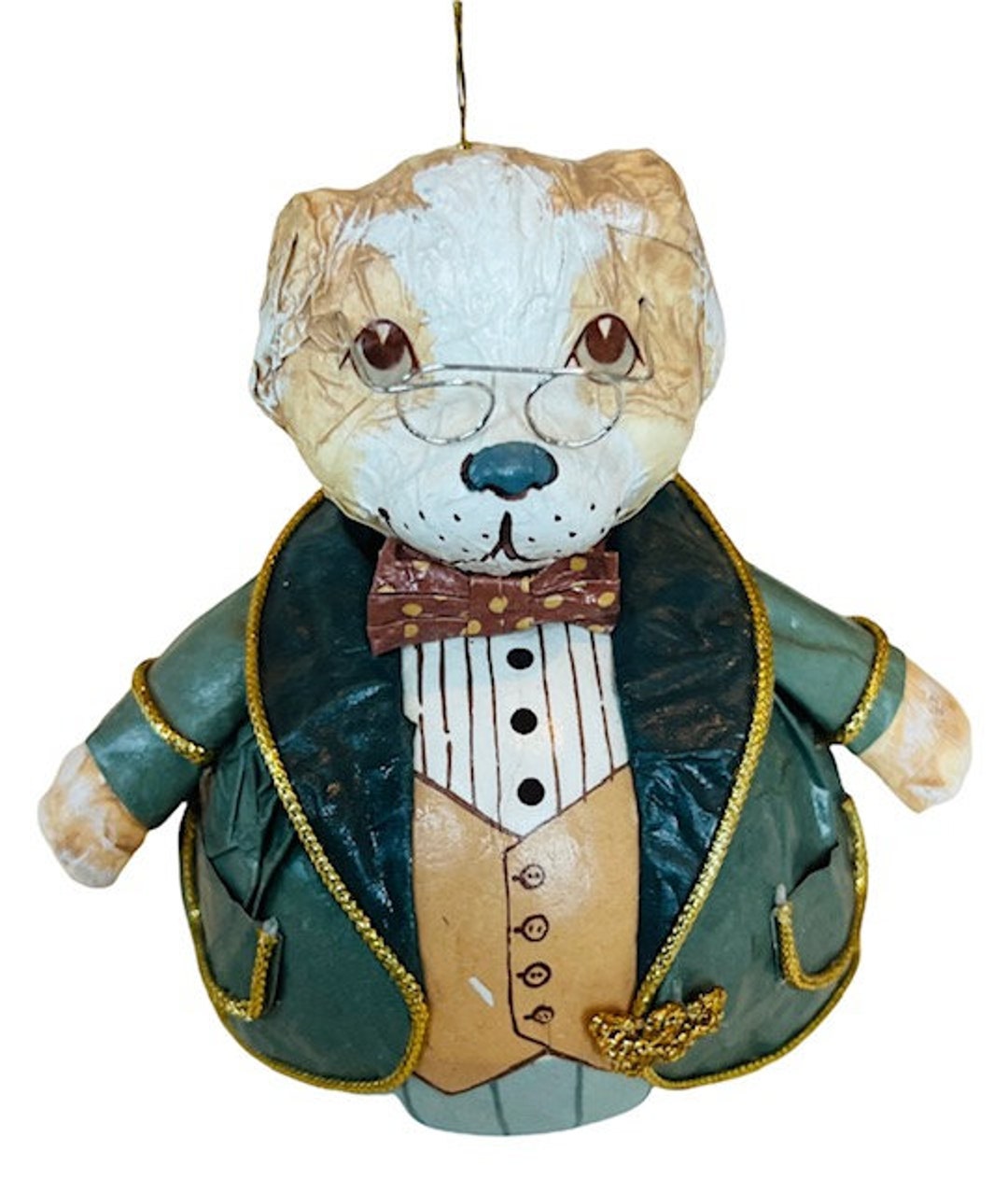 Kurt Adler Puppy Dog Anthropomorphic 1984 Animal Christmas Ornament Vtg ...