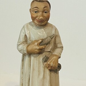 Wood Carved Figurine Dentist Doctor Tooth Gift Zaharzt Antique Toriart ...