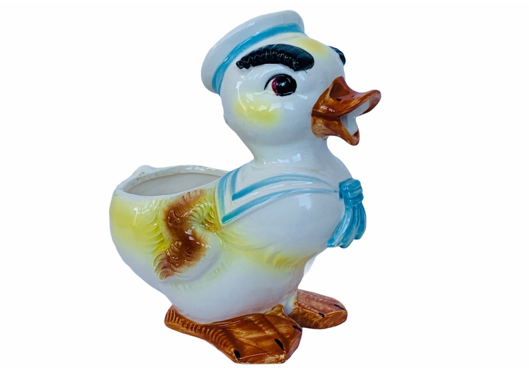 NAPCO DUCK CREAMER Vintage Anthropomorphic Kitchen Figurine Decor ...