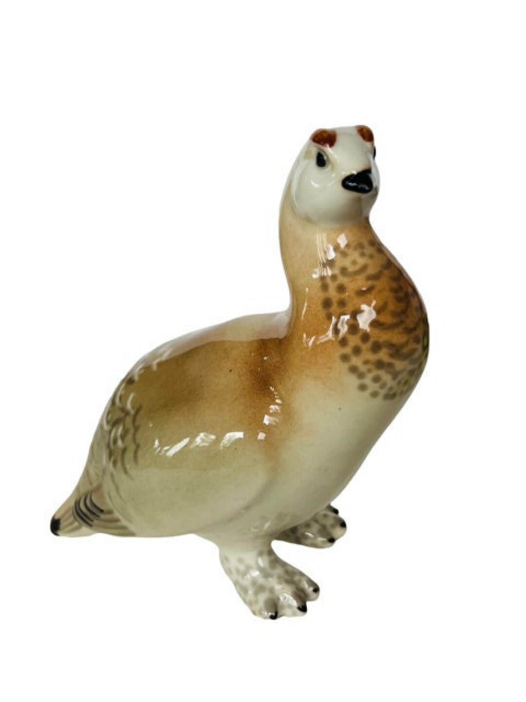 Lomonosov Russia Quail Bird Signed Figurine Porcelain Bird Vtg Antique ...